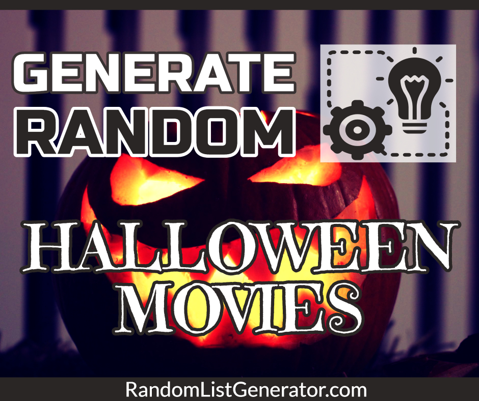 Random Halloween Movie Generator